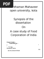 Financial Analysis of FCI Operations | PDF | Business | Economies