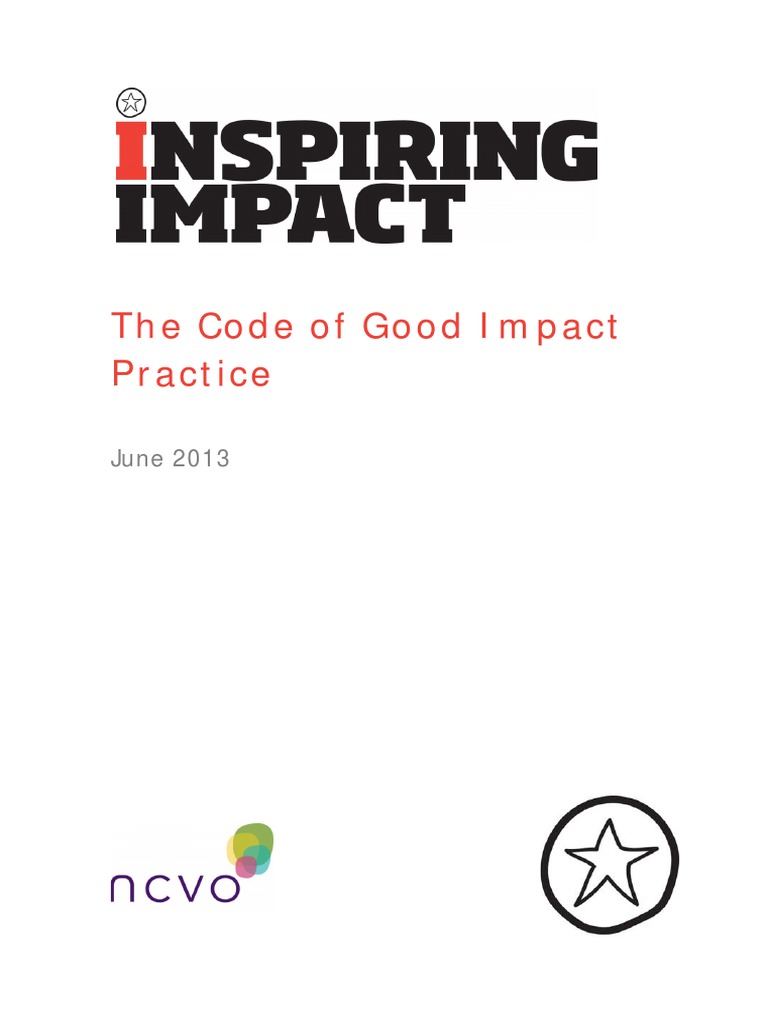 Code of Good Impact Practice Guide | PDF | Social Enterprise ...