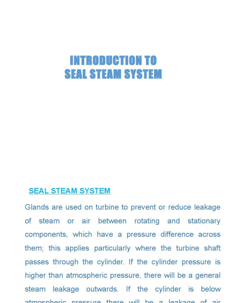 Steam Turbine Gland Sealing Overview | PDF | Heat Exchanger | Steam