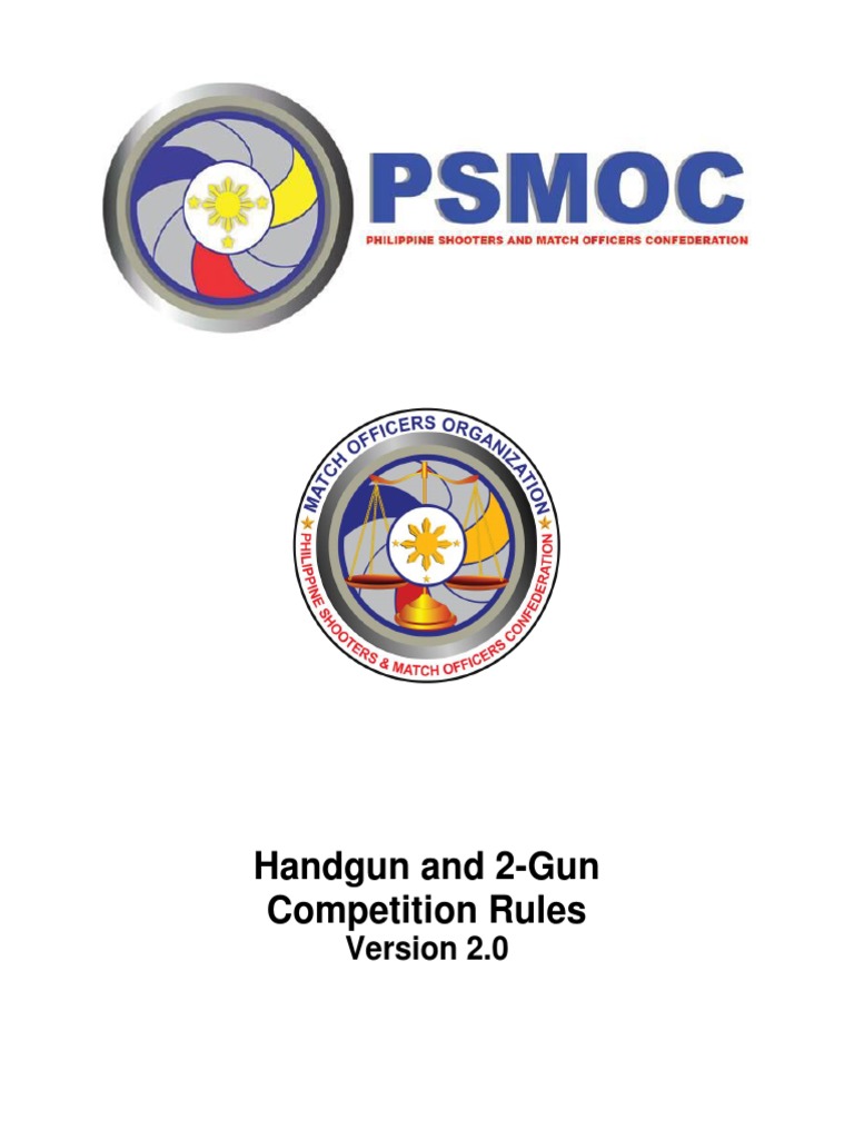 Final PSMOC Handgun and 2 Gun Rules Version 2.0 | PDF | Trigger ...