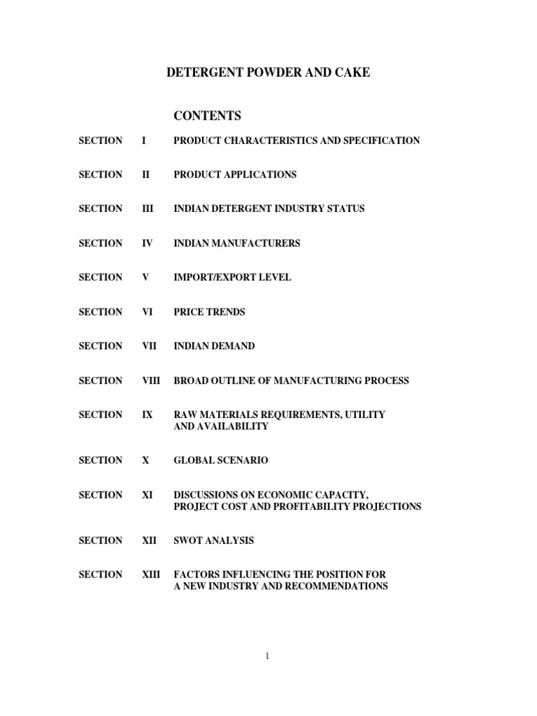 Detergent Powder Pdf Pdf Chemical Substances Chemistry