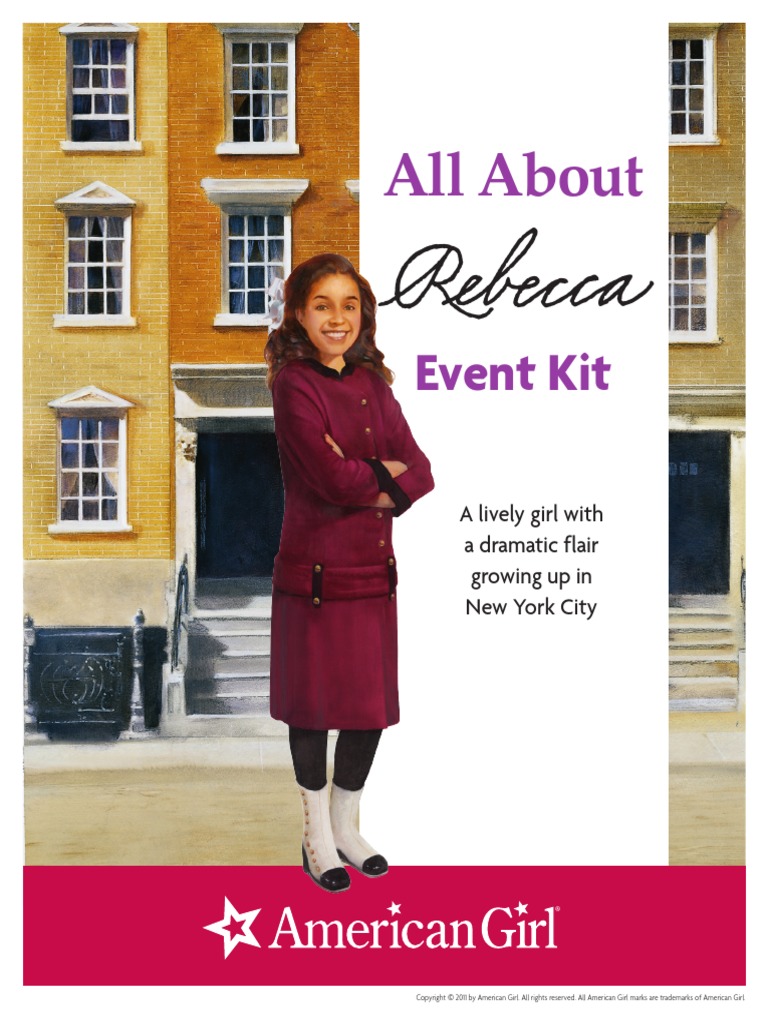 American Girl Rebecca Planner | PDF | Leisure