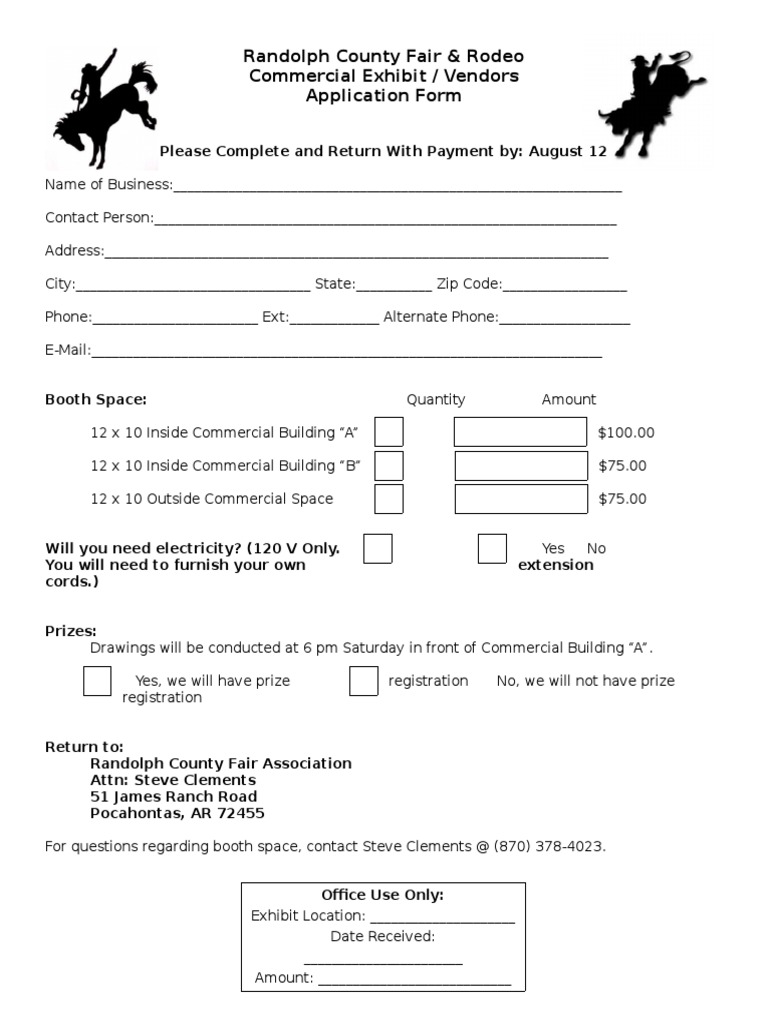 Exhibit - Vendor Application | PDF | Finance & Money Management