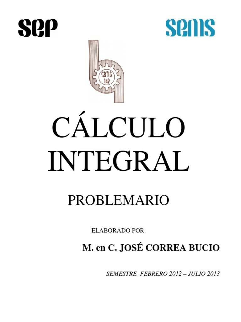 Problemario Calculo Integral | PDF | Geometría analítica | Objetos geométricos