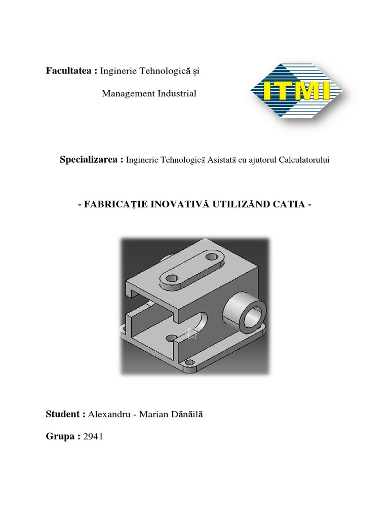Proiect Catia | PDF