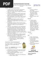 Survival Team Building Scenarios Guide | PDF | Consensus Decision ...
