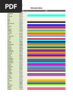 Tabelul Celor Mai Importante Culori Care Sunt Recunoscute de ...