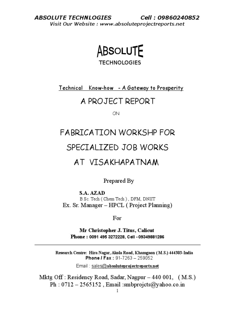 How To Set Up A Fabrication Workshop | PDF | Welding | Construction