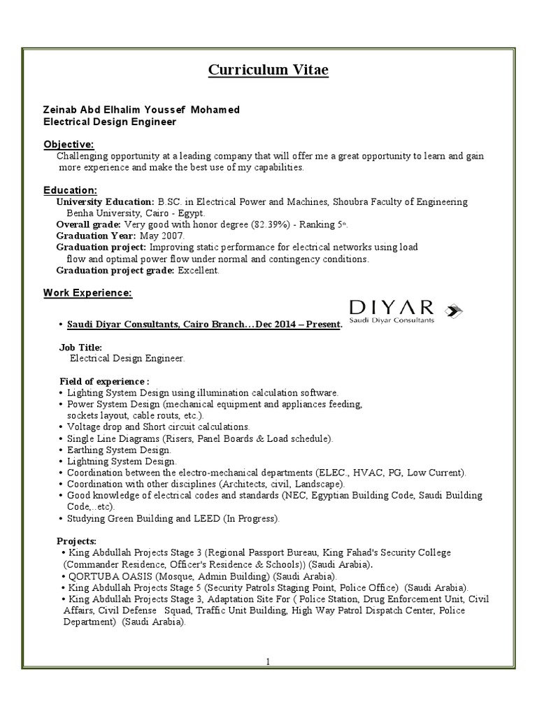 Electrical Design Engineer CV | PDF | Autodesk | Auto Cad