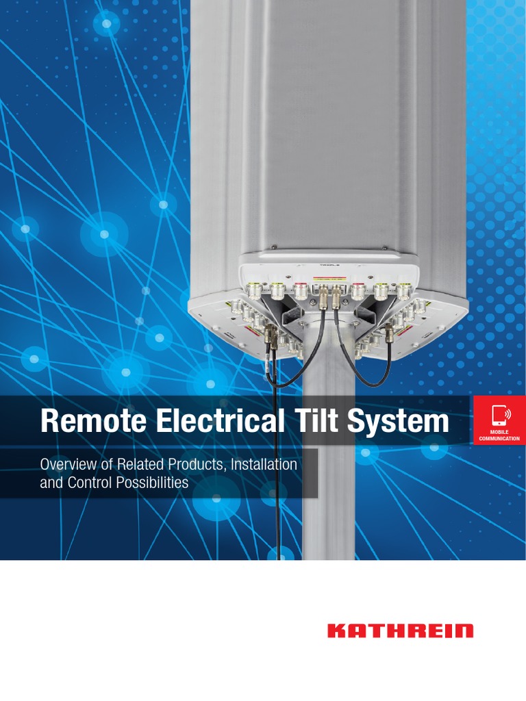 Remote Electrical Tilt System - KATHREIN | Electrical Connector | Power ...