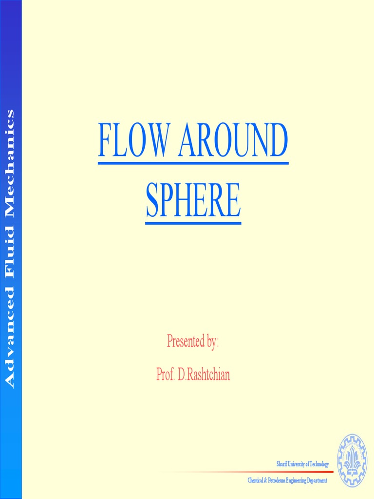 Flow Around Sphere | PDF | Fluid Mechanics | Vortices