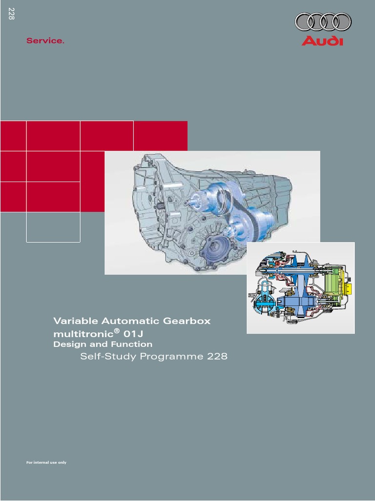 SSP 228 - Part1 - Variable Automatic Gearbox Multitronic R 01J | PDF | Manual Transmission ...