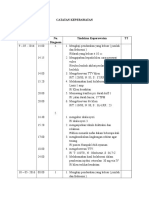 Contoh Pengisian (CPPT) Catatan Perkembangan Pasien Terintegrasi | PDF