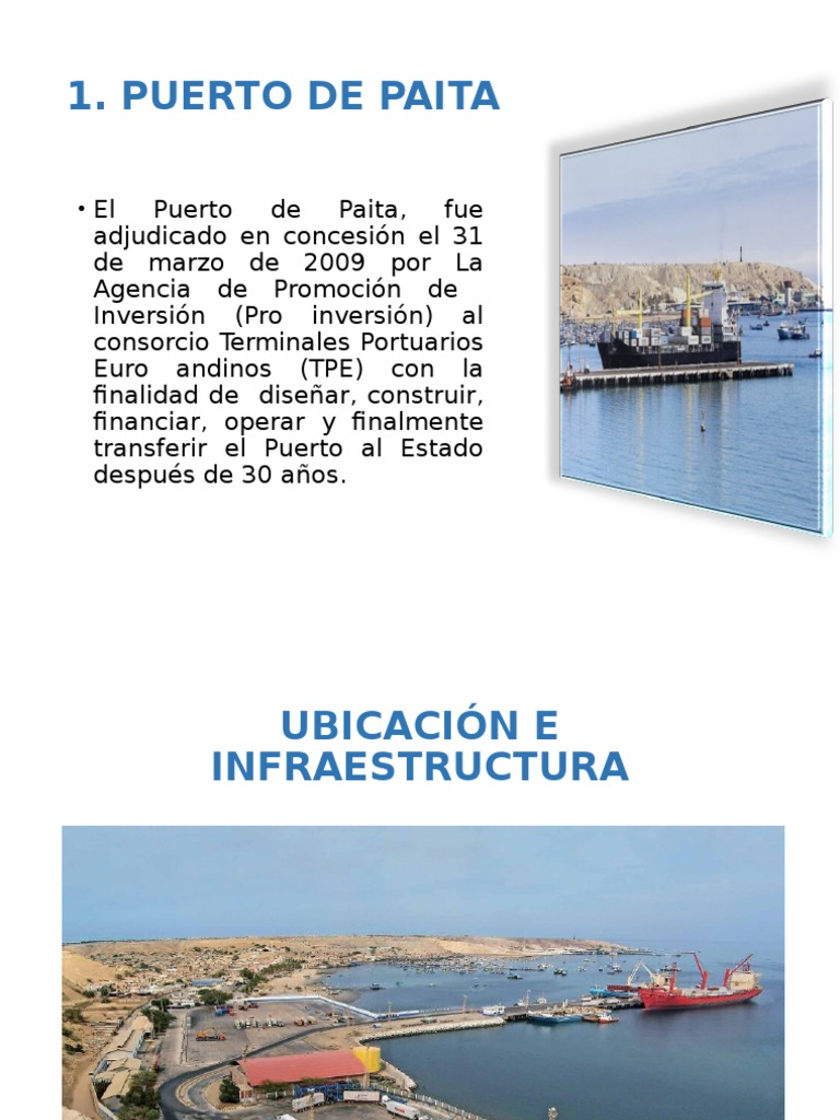 Diapos Puerto de Paita | PDF | Exportaciones | Logística
