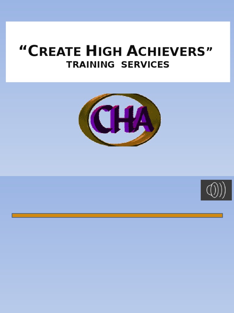 CHA Master Training Program | PDF