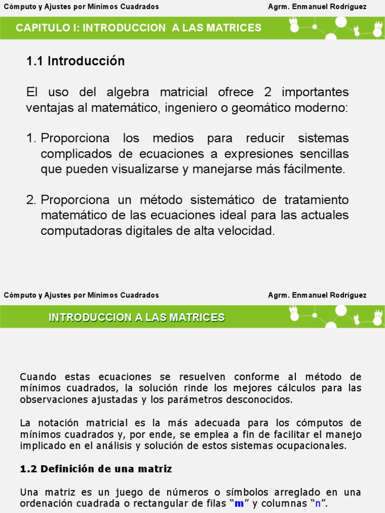 Algebra de Matrices | PDF | Matriz (Matemáticas) | Álgebra