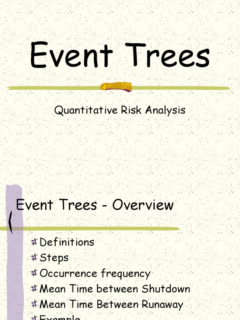 Event Trees | PDF | Safety | Systems Engineering