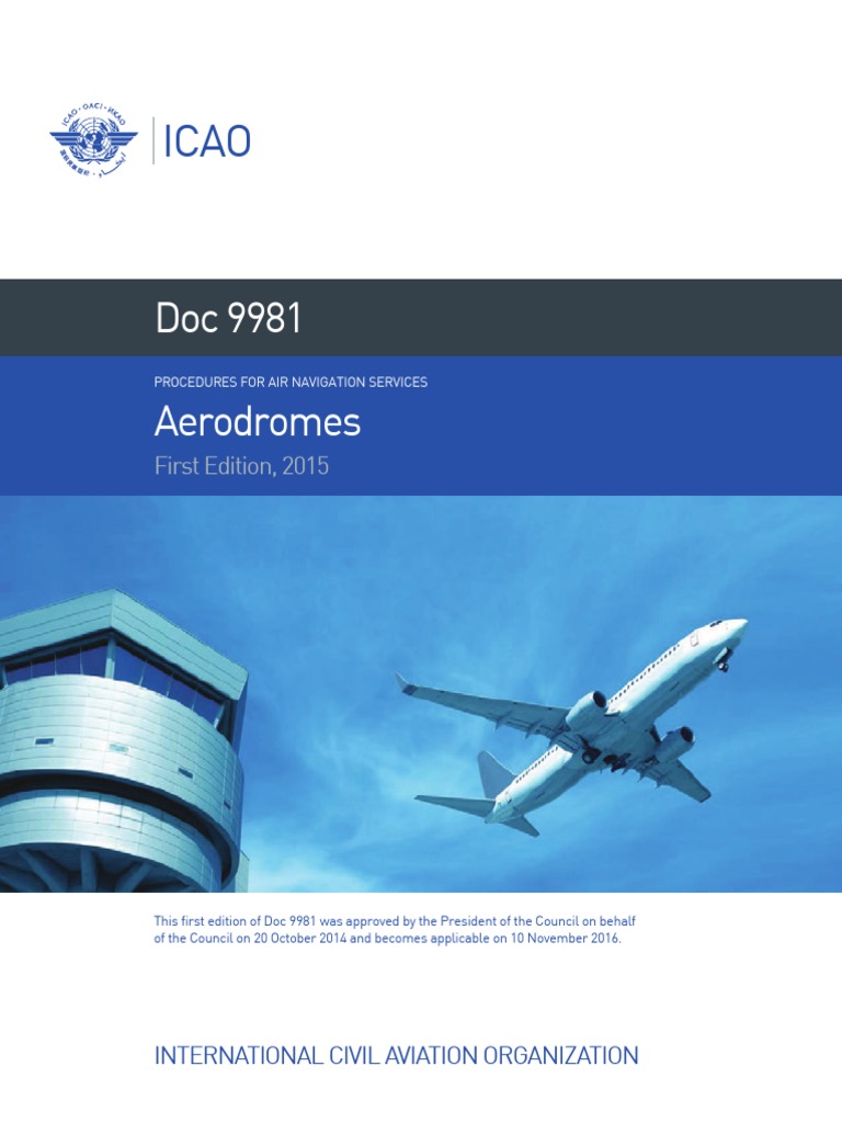 ICAO Doc 9981 PANS-Aerodromes PDF | Verification And Validation | Safety
