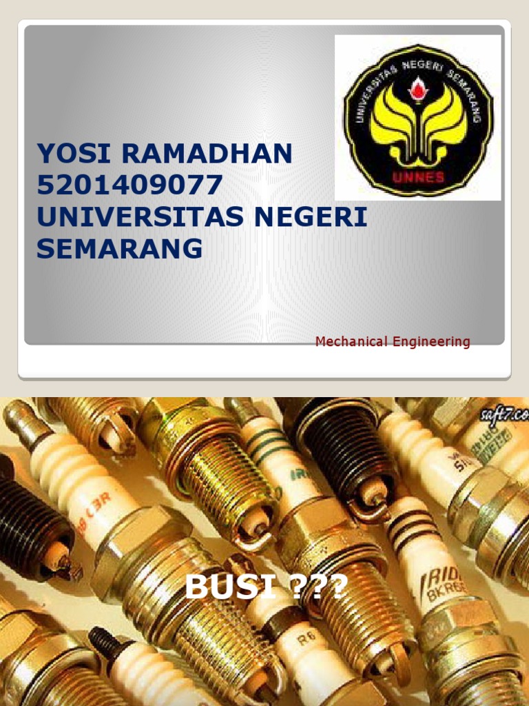 Fungsi dan Jenis Busi pada Mesin Pembakaran | PDF