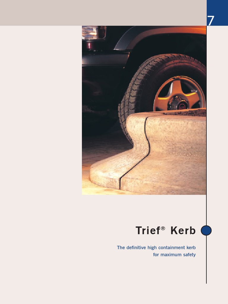 Trief Kerb | PDF | Traffic | Transportation Engineering