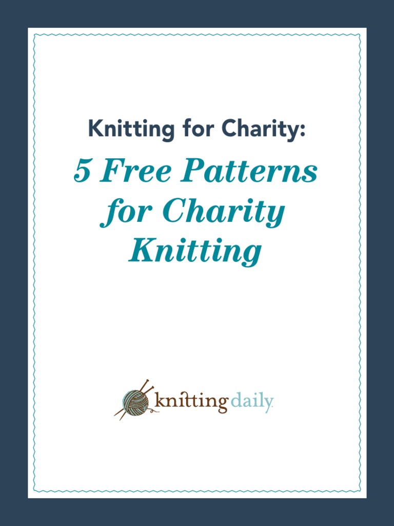 5 Free Charity Knitting Patterns | PDF