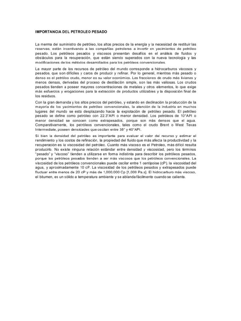 Tipos de Petróleo Crudo Según Grado API | Petróleo | Sustancias químicas Tipos de Petróleo Crudo Según Grado API | Petróleo | Sustancias químicas