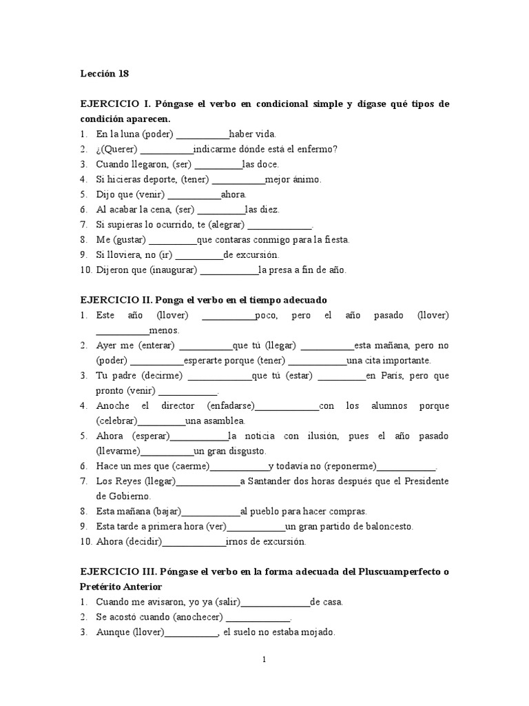 Em Clase Vocabulario Sala de Aula Verbos en El Futuro | PDF