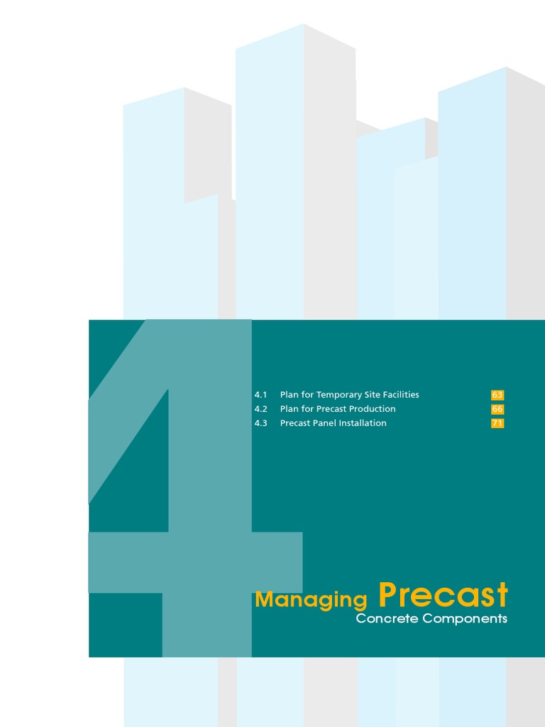BCA Managing Pre-Cast Concrete Components | PDF | Precast Concrete ...