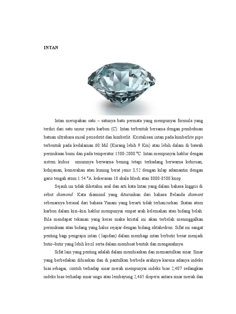 Mineral Intan | PDF