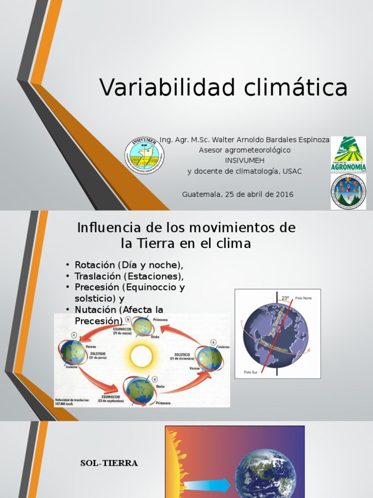 Variabilidad Climatica y Perspectiva Climatica 2016 | Ciclones ...