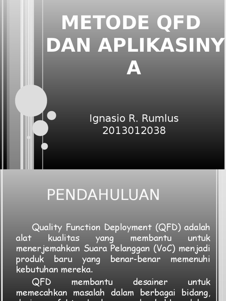 Metode QFD | PDF | Bisnis