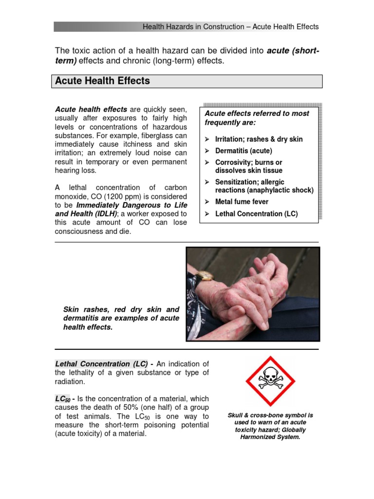 Toxic Health Hazard | PDF | Toxicity | Medical Specialties