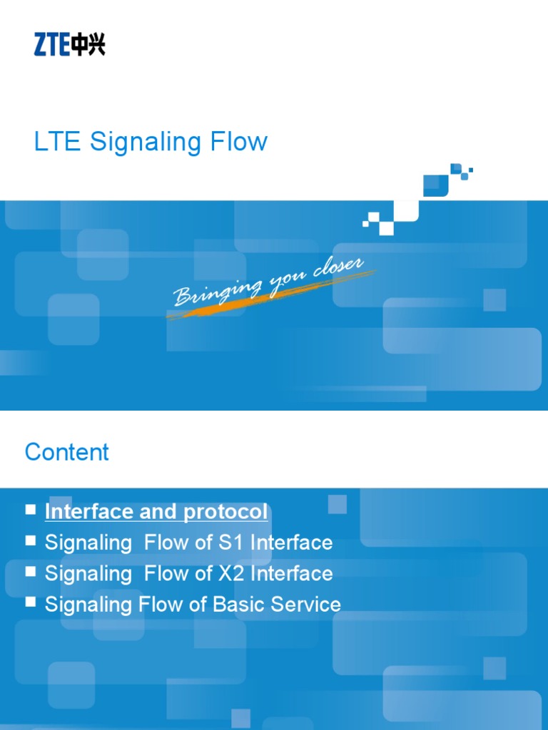 LTE Signaling Flow | PDF | Telecommunications Engineering | Electronics