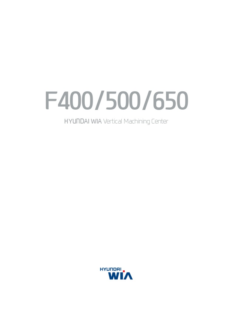 F400-500-650 (Eng) - Ver2 | PDF | Machining | Numerical Control