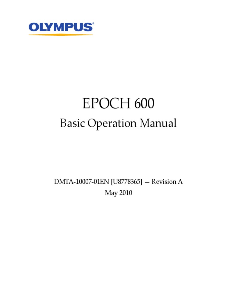 EPOCH 600 - Basic Operation (En) | PDF | Battery Charger | Battery ...