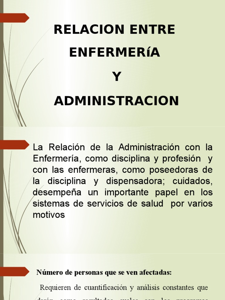 ADMINISTRACIÓN EN LOS SERVICIOS DE ENFERMERÍA.pptx | Enfermería ...