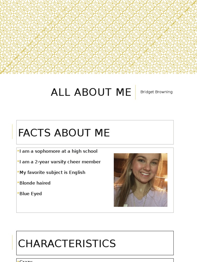 All About Me | PDF