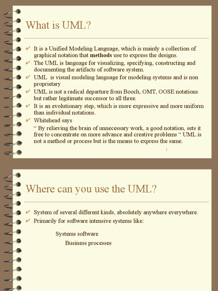 What Is UML? | PDF | Class (Computer Programming) | Unified Modeling Language