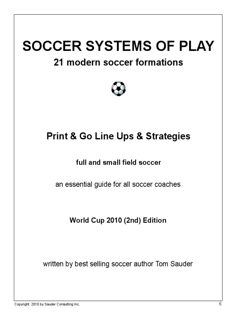 Systems of Play | PDF | Defender (Association Football) | Forward ...