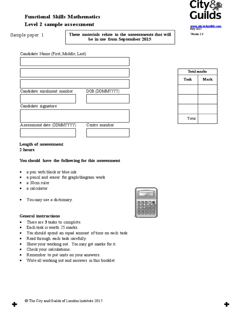 (794217843) Level 2 Maths Question Paper | PDF | Science | Teaching ...