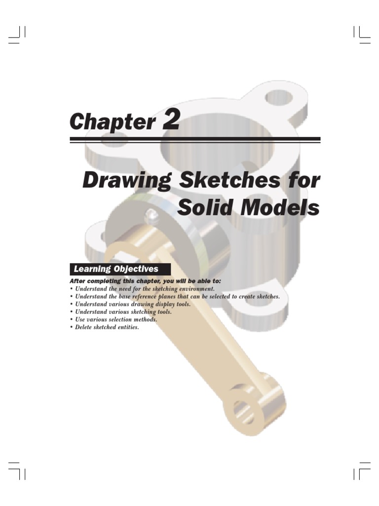 Drawing Sketches For Solid Models: Learning Objectives | PDF | Circle ...
