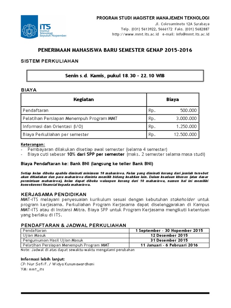 MMT Its | PDF | Karier & Perkembangan | Komputer