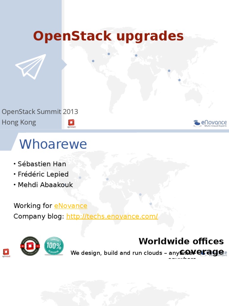Openstack HK Summit Upgrades Talk | PDF | Open Stack | Computer Architecture
