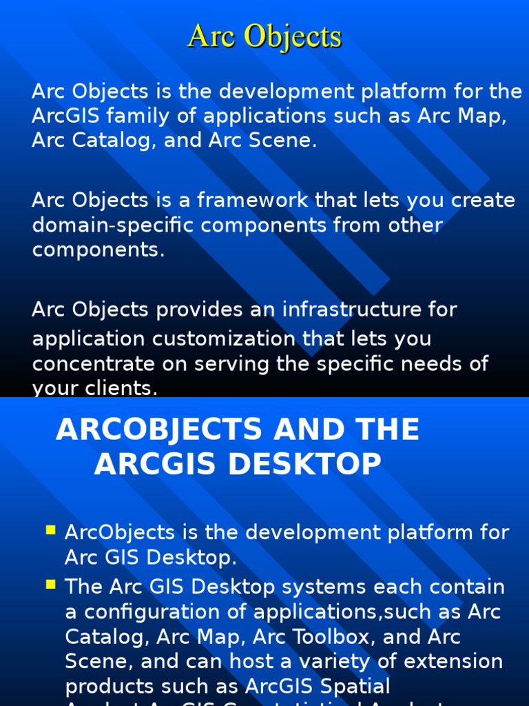 Introduction To Arcobjects Pdf Arc Gis Visual Basic For Applications 