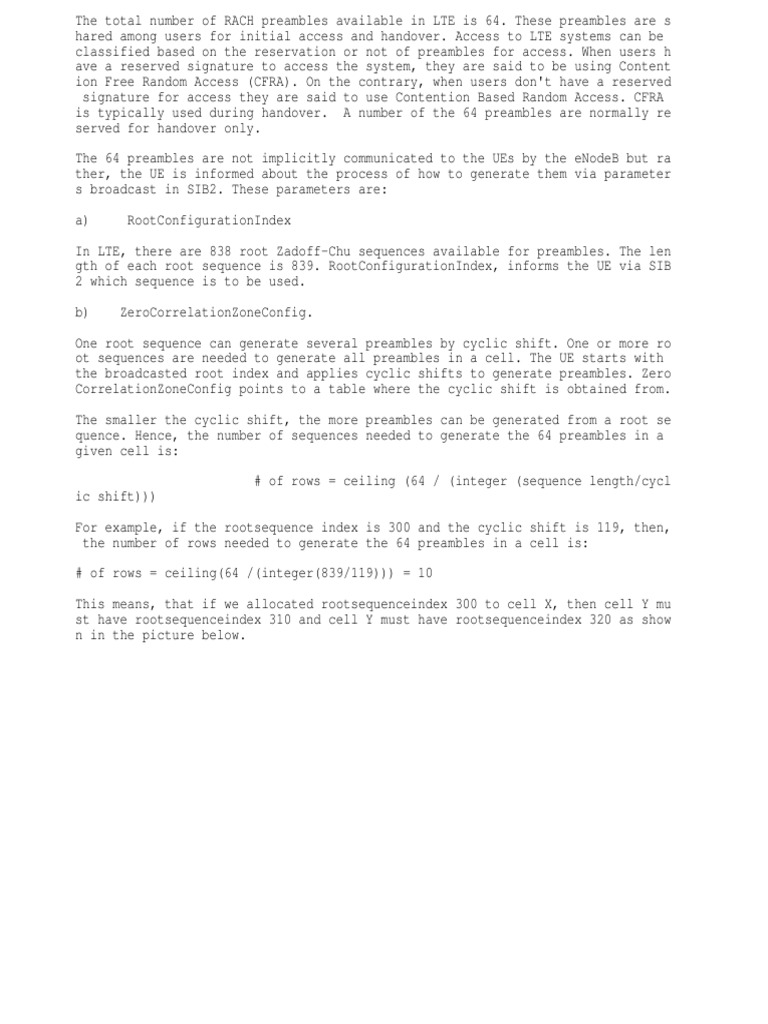 Root Sequence Index | PDF