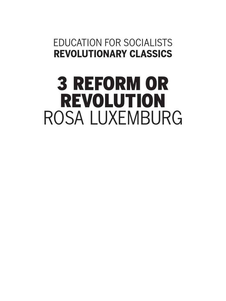 Course Reform or Revolution | PDF | Social Democracy | Capitalism