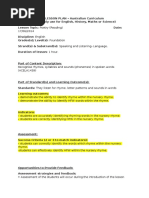 Grade 8 English Poetry Notes | PDF | Metaphor | Rhyme