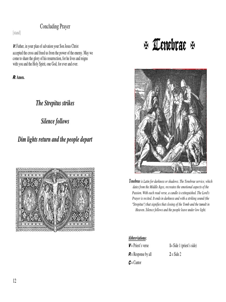Tenebrae | Download Free PDF | Lord's Prayer | Jesus