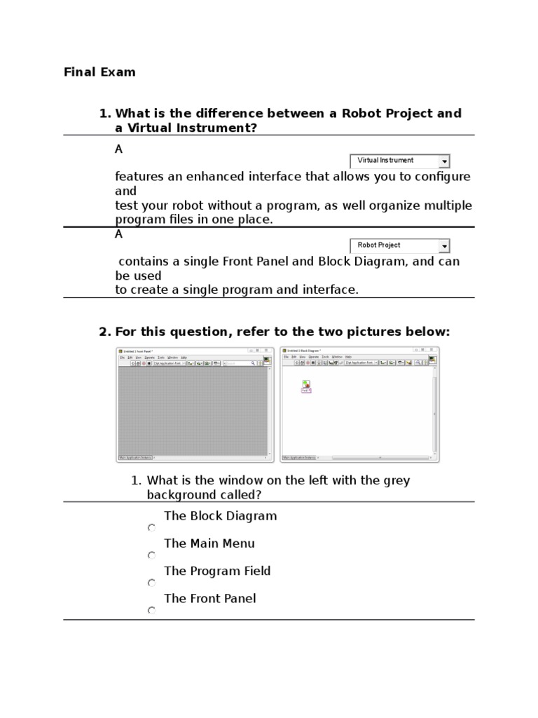 Vexnet Field Controller Exam Guide | PDF | Menu (Computing) | Robot