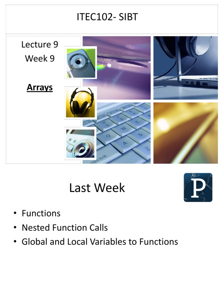 Arrays Week 9 | PDF | Integer (Computer Science) | Data Type Arrays Week 9 | PDF | Integer (Computer Science) | Data Type